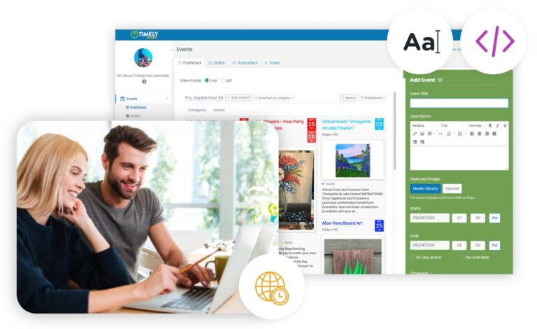 Timely | A Powerful Event Calendar Software for Your Website