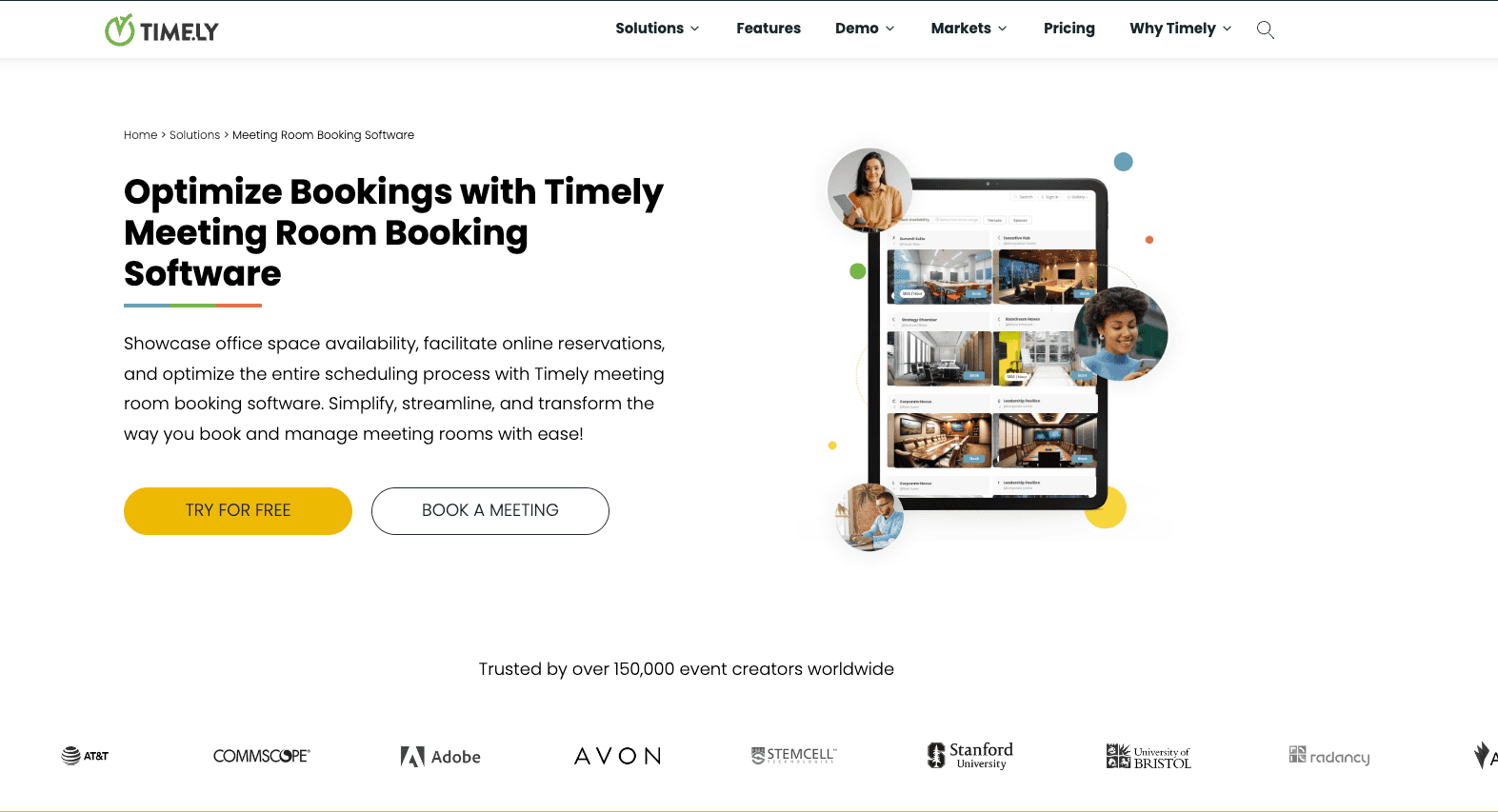 Meeting Room Booking Software to Optimize Bookings | Timely
